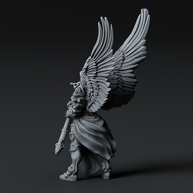 Deva Resin Miniature Dnd Miniatures Dungeons & Dragons | Etsy