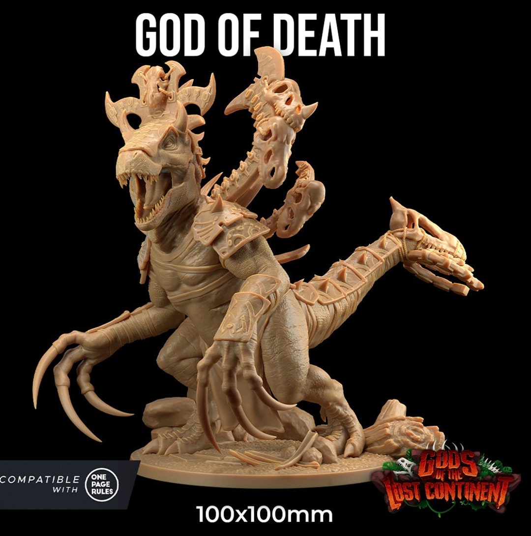 God of Death Dungeons and Dragons, D&D Miniature, Gaming Model, Gifts ...