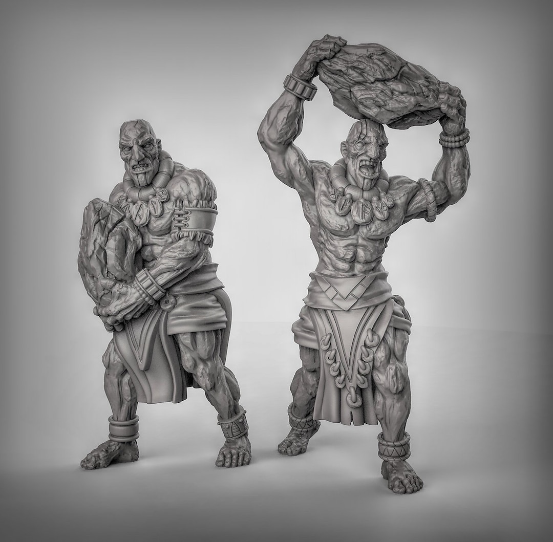 Stone Giant 100mm Dungeons and Dragons, D&D Miniature, Gaming Model ...