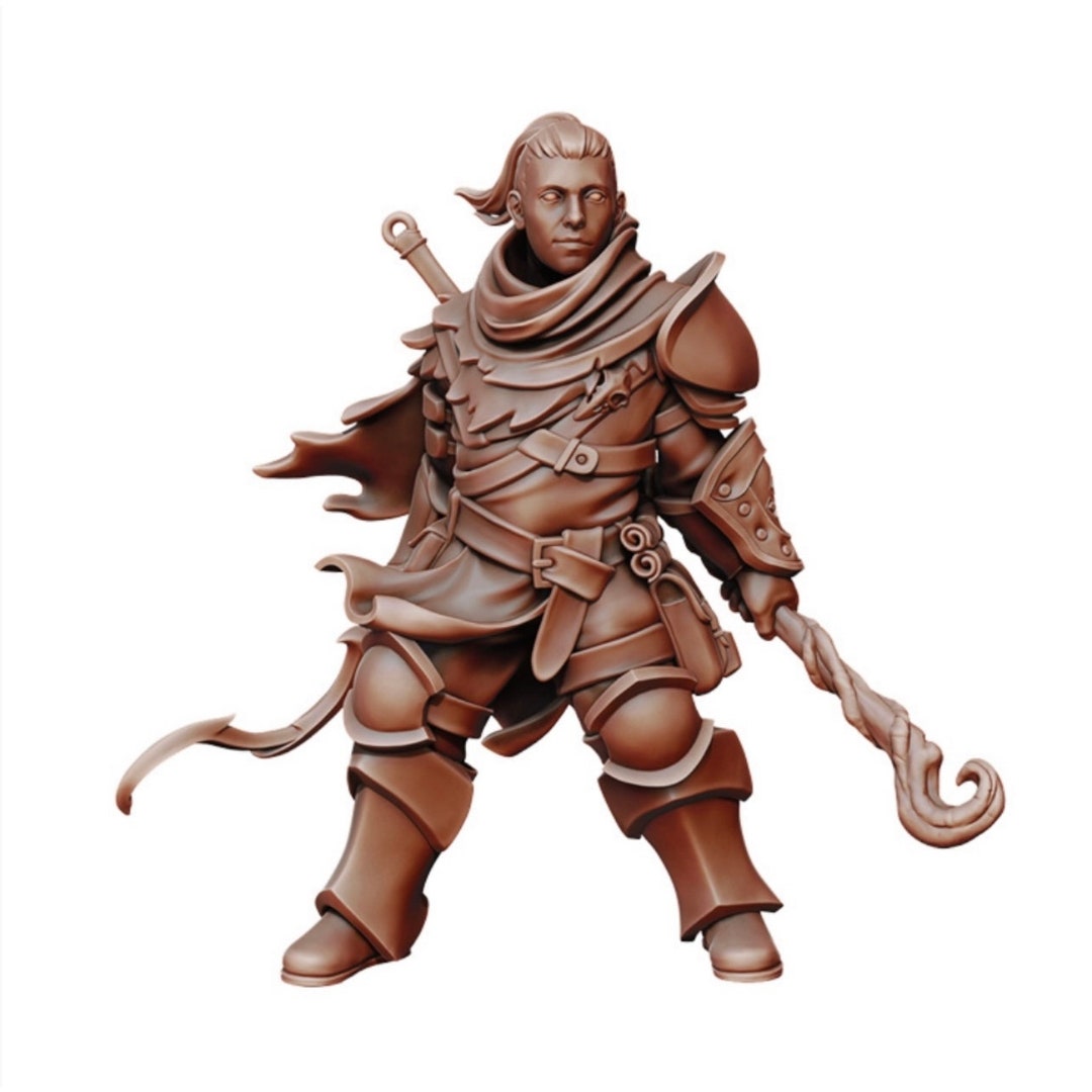 Human Warlock NPC Resin Miniature Dnd Miniatures Dungeons and Dragons ...