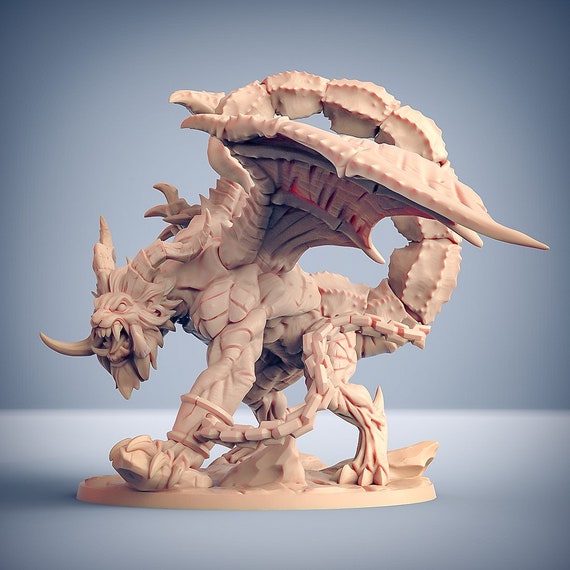 Toys Manticore Miniature for RPG Tabletop Dungeons Dragon Metal Fantasy ...