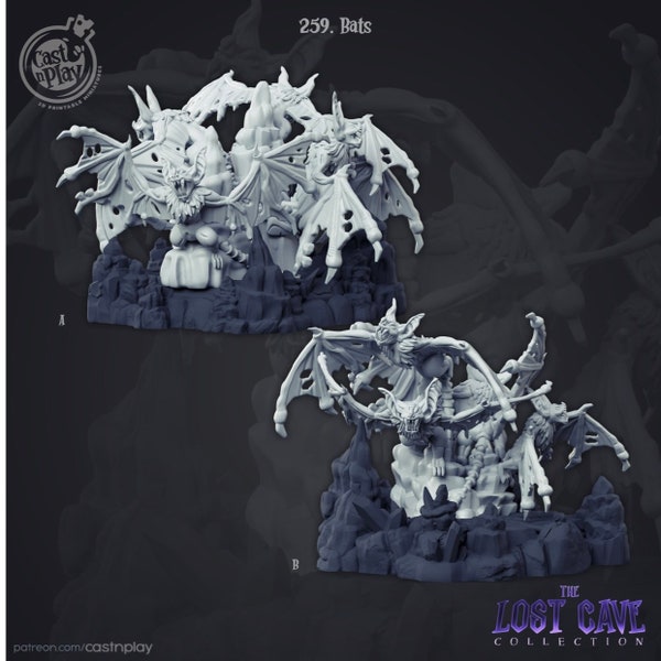 Bat Swarm Miniature - Etsy UK