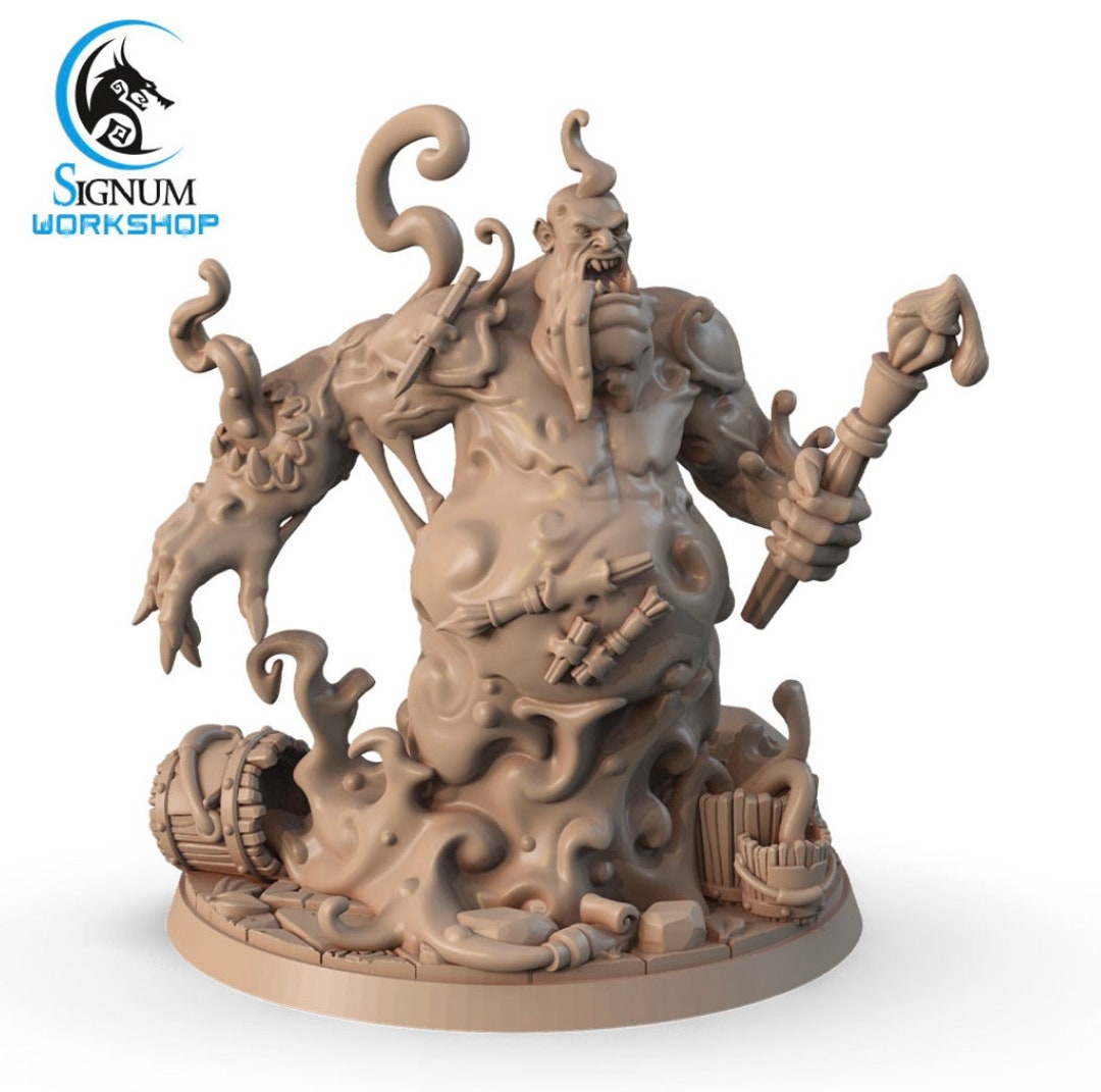 Paint Golem Paint Painter Construct 5E Tabletop - Etsy