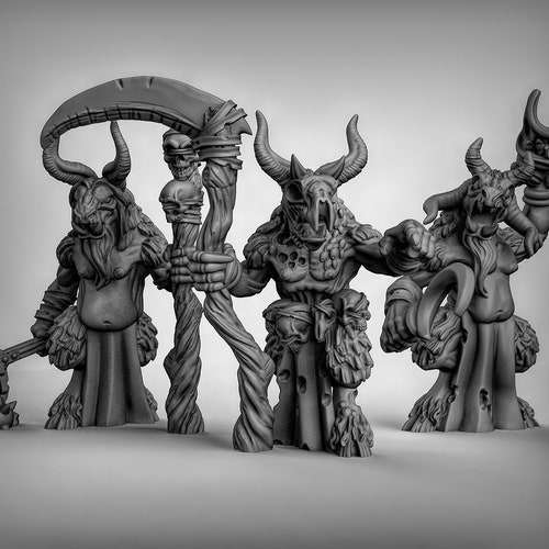 Beastmen Resin Miniature Dnd Miniatures Dungeons & - Etsy