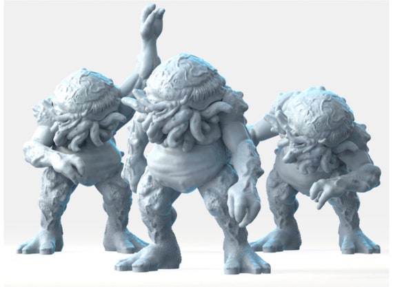 Moon Beast Resin Miniature Dnd Miniatures Dungeons & | Etsy