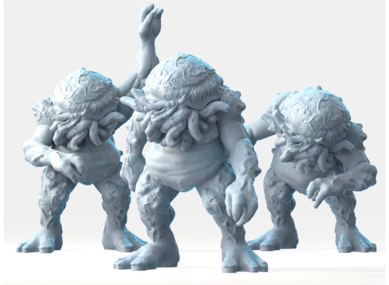 Moon Beast Resin Miniature Dnd Miniatures Dungeons & | Etsy