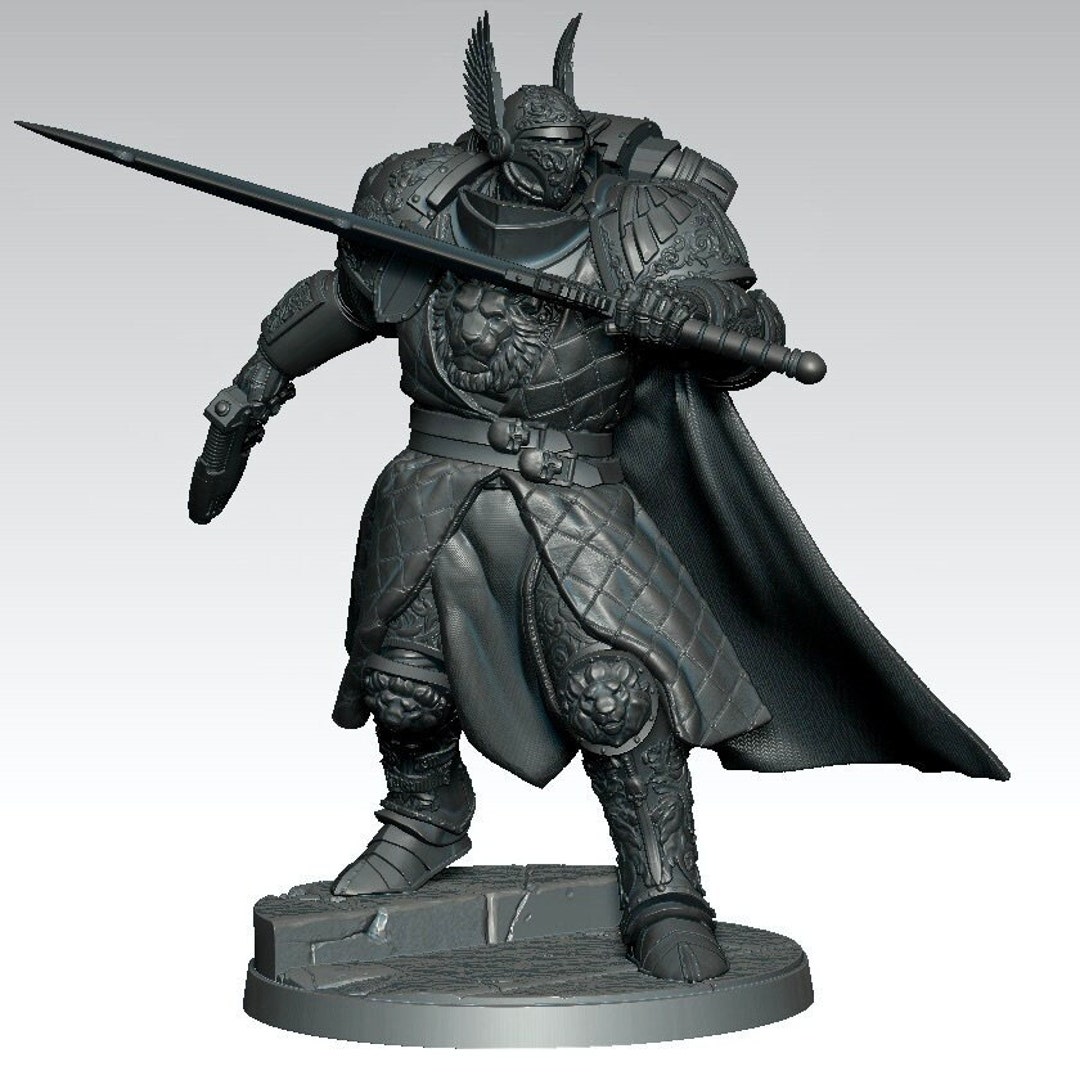 Dark Angels Primarch Modular Sci-fi, Futuristic Starcraft, Warhammer ...