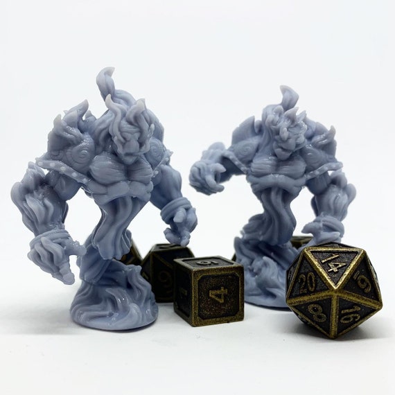 Toys & Games Role Playing Miniatures 5e Fire Elemental for Dungeons and ...