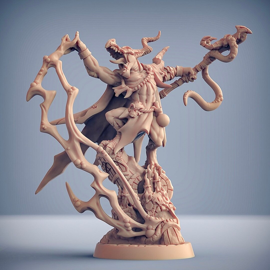 Kornutaaz the Plaguemancer Kobold Miniature Dnd - Etsy