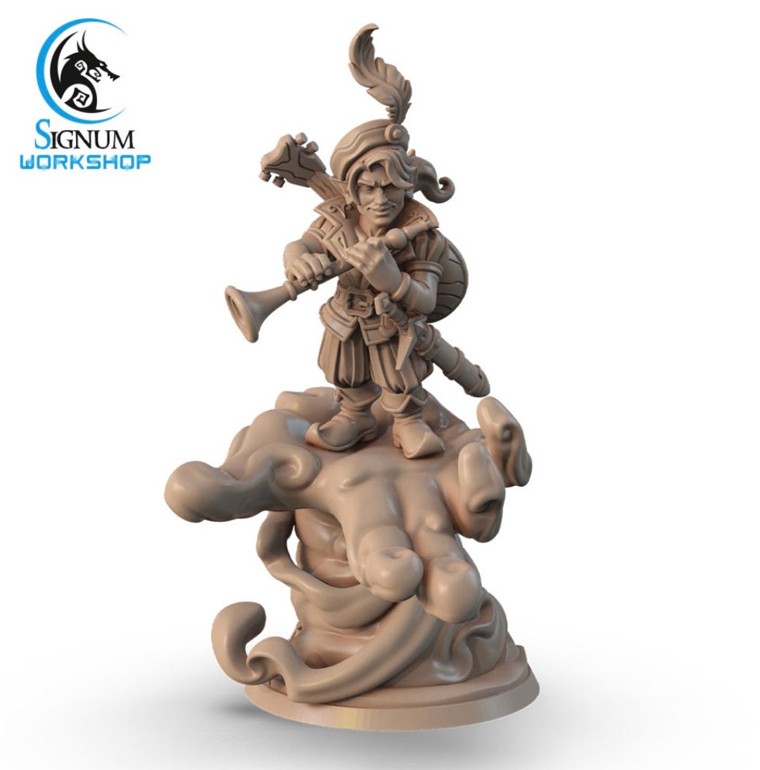 Lyricus Charismatic, Bard With Flute Signum Worshop, Gnome Halfling ...
