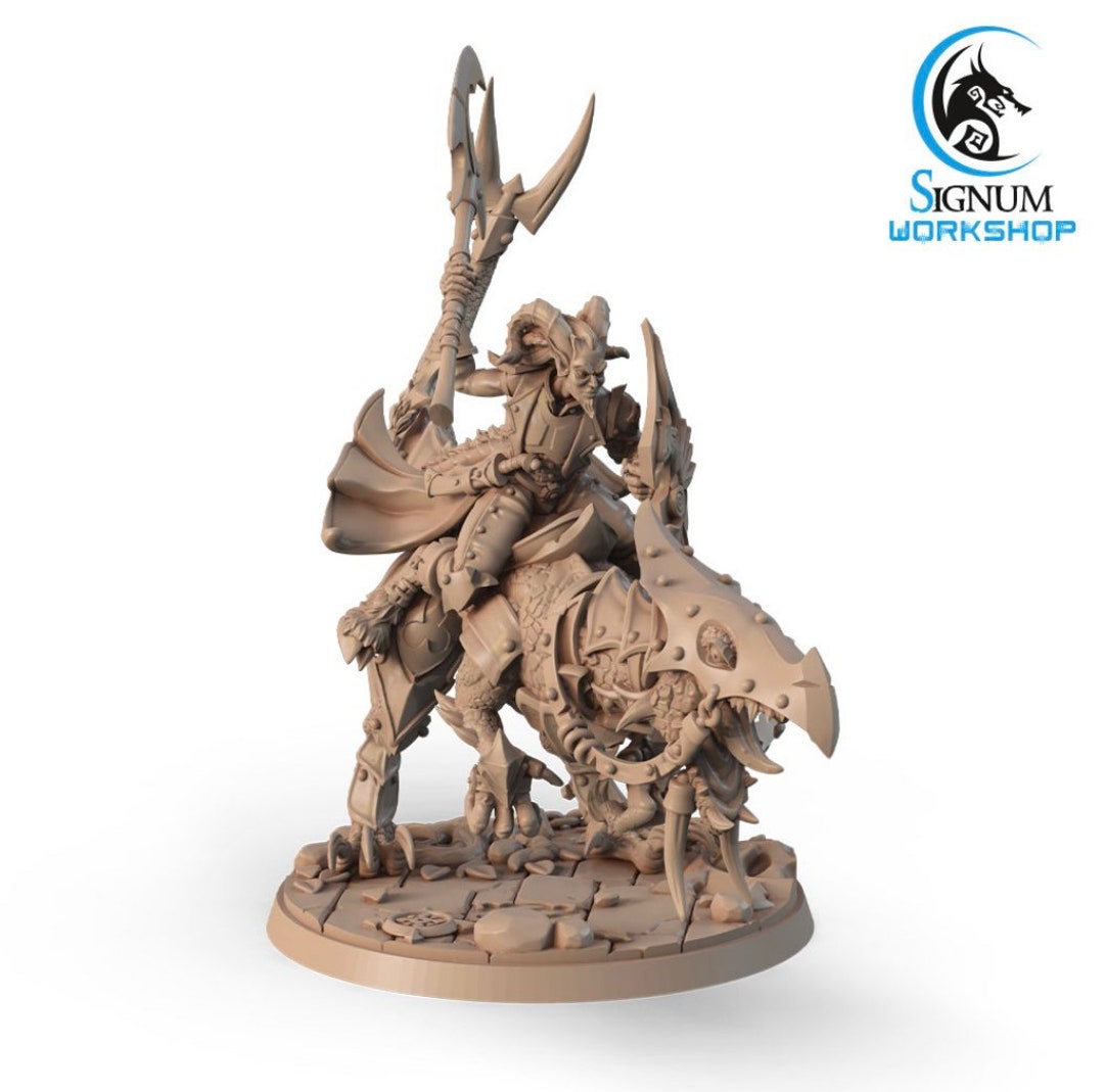 Tarnan, Knight of the Blood Star Tiefling Signum Worshop Resin ...