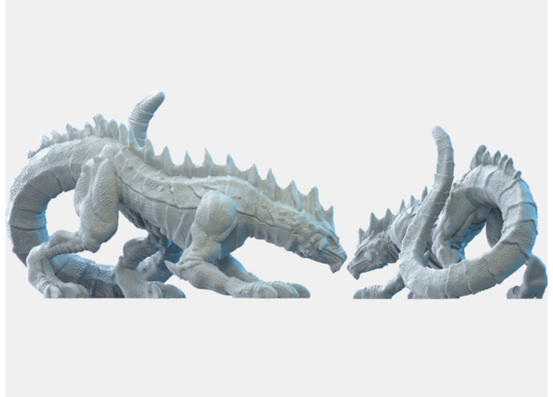 Drake, Variation Dungeons and Dragons, D&D Miniature, Gaming Model ...