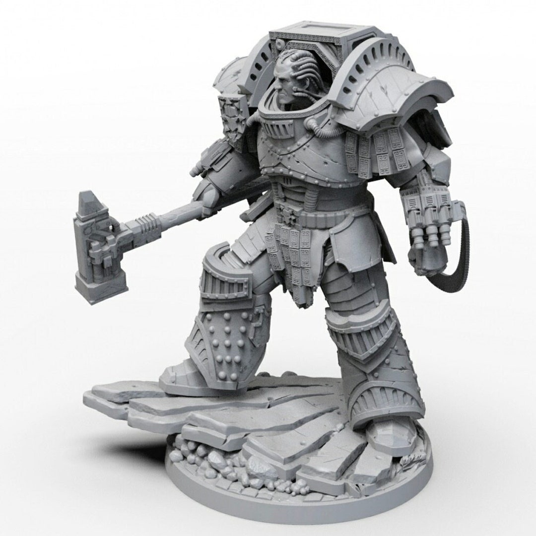 Perturabo, Primarch of the Iron Warriors Modular Sci-fi, Futuristic ...
