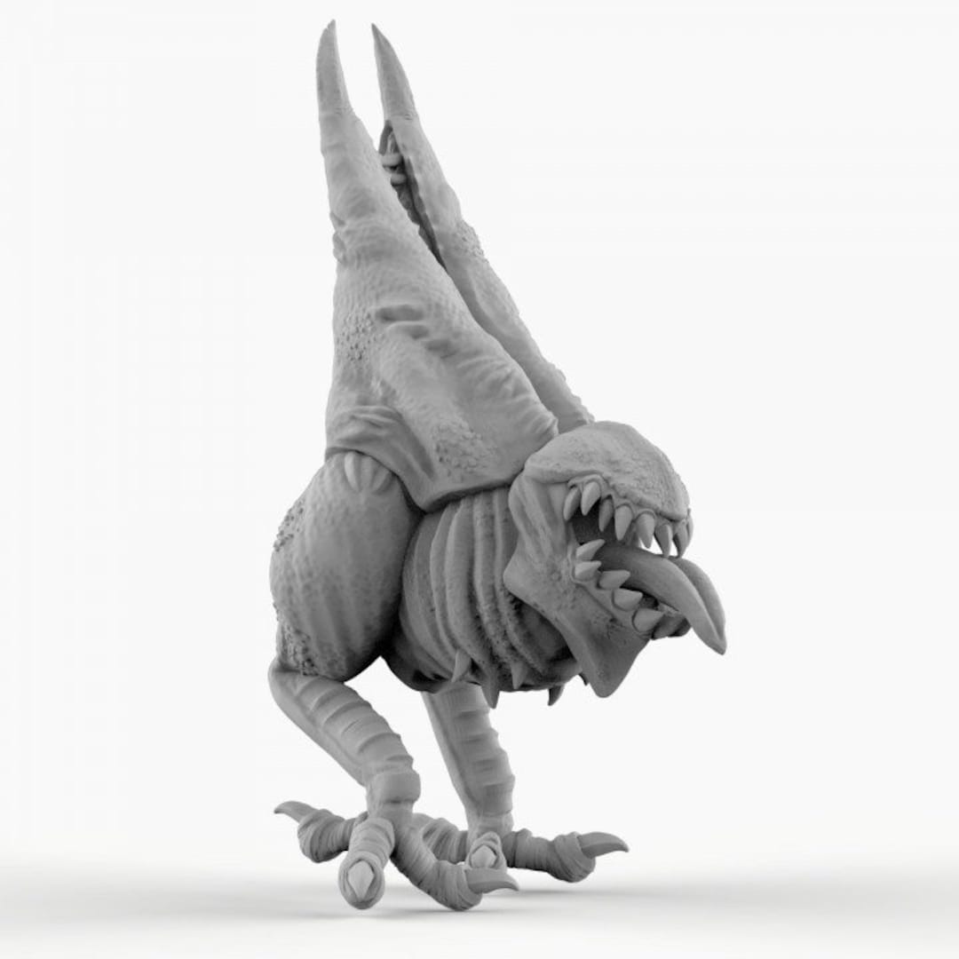 Abyssal Chicken Resin Miniature Dnd Miniatures Dungeons - Etsy