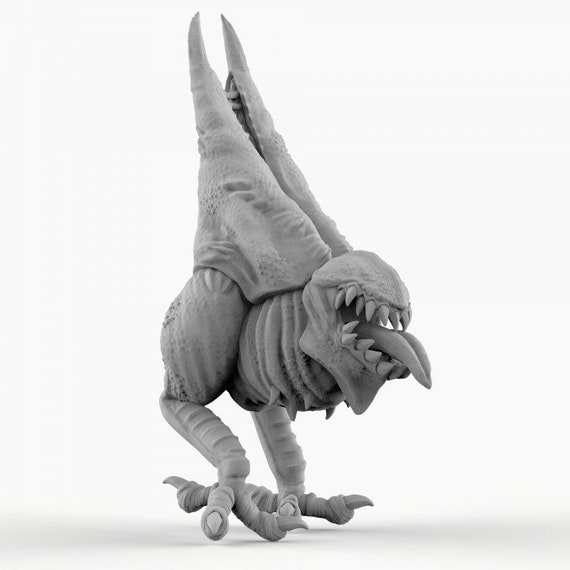Abyssal Chicken Resin Miniature Dnd Miniatures Dungeons | Etsy