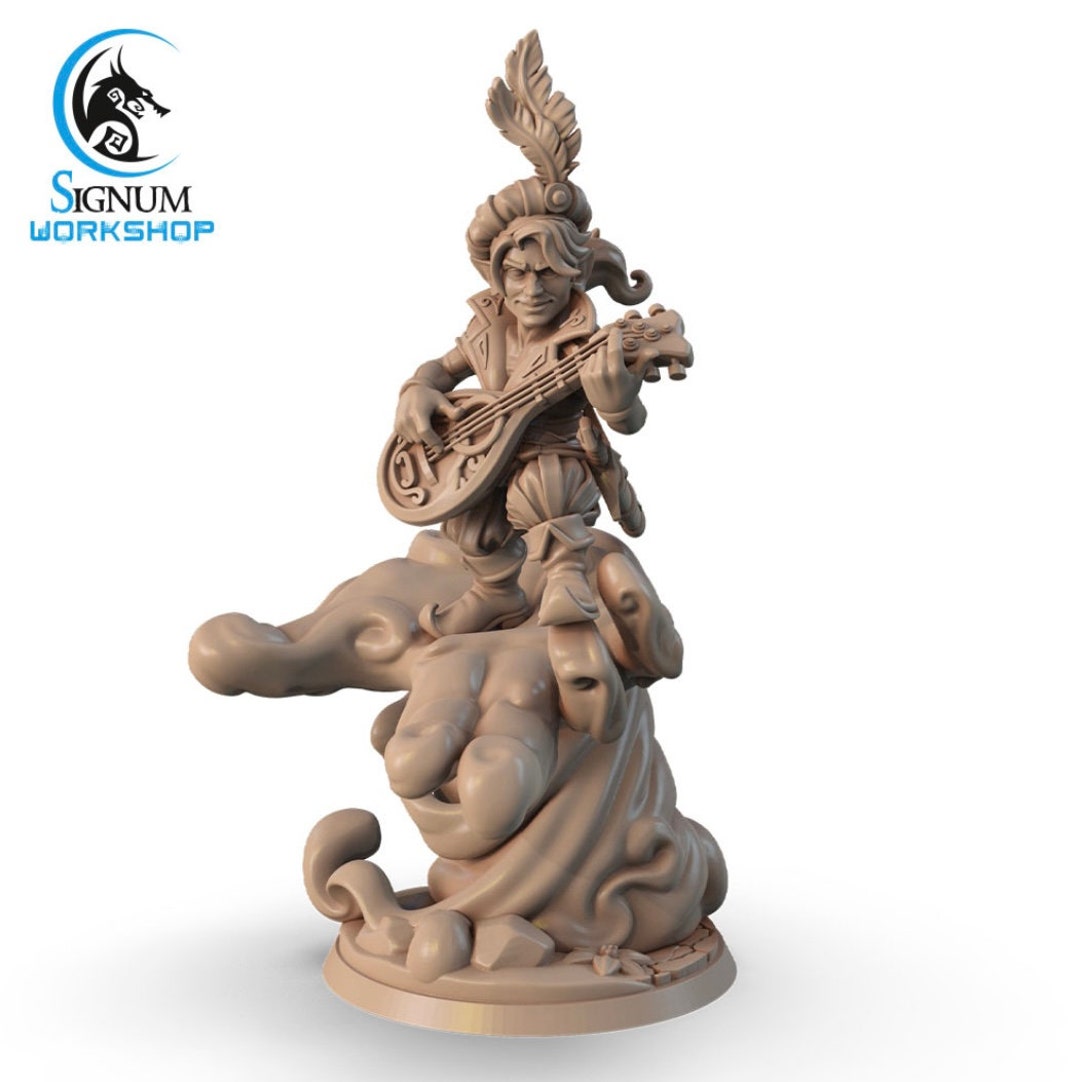 Lyricus Charismatic, Bard With Lute Signum Worshop, Gnome Halfling ...