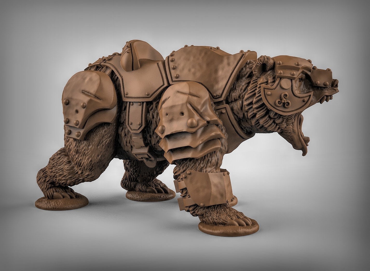 Miniature Toys Toys & Games Toys Tabletop & RPG Miniature Armored Bear ...