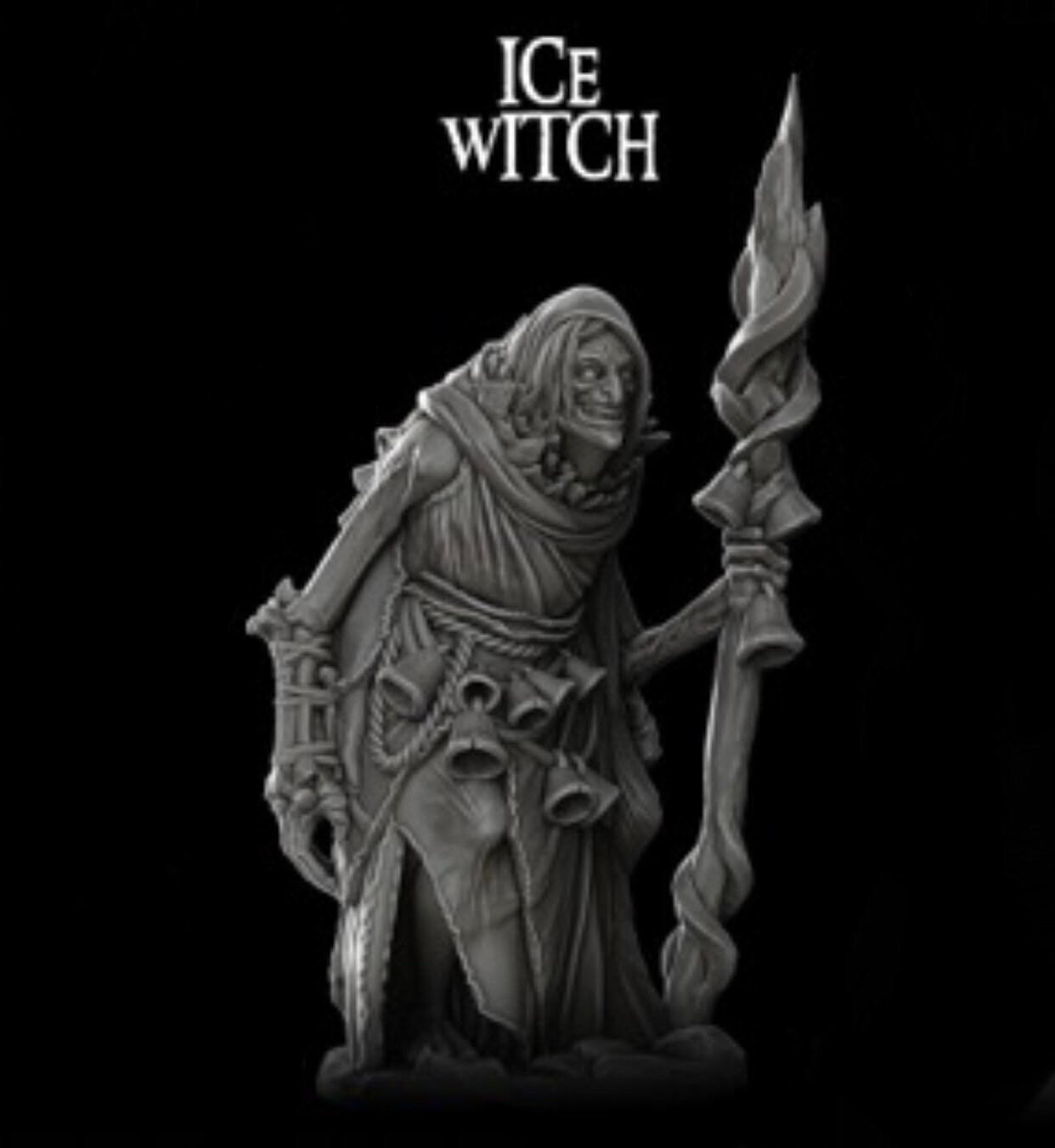 Ice Witch Resin Miniature Dnd Miniatures Dungeons & | Etsy