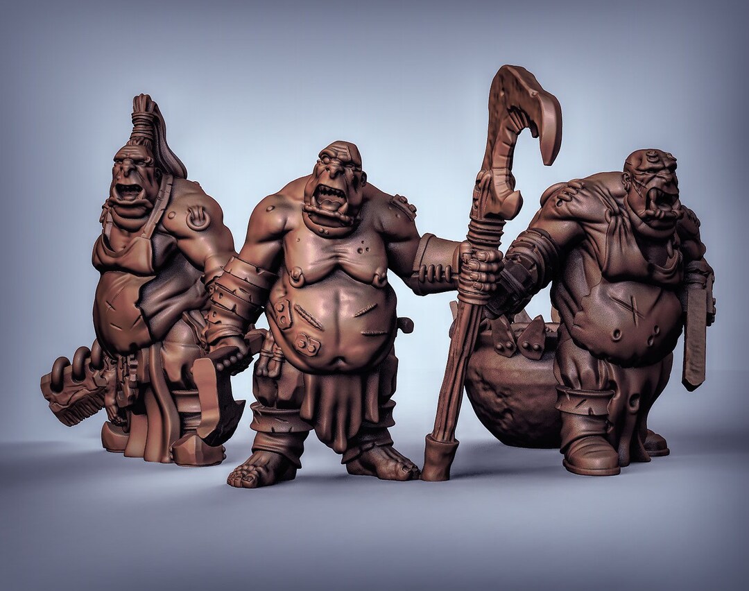 Ogre Butcher 56mm Dungeons and Dragons D&D Miniature - Etsy