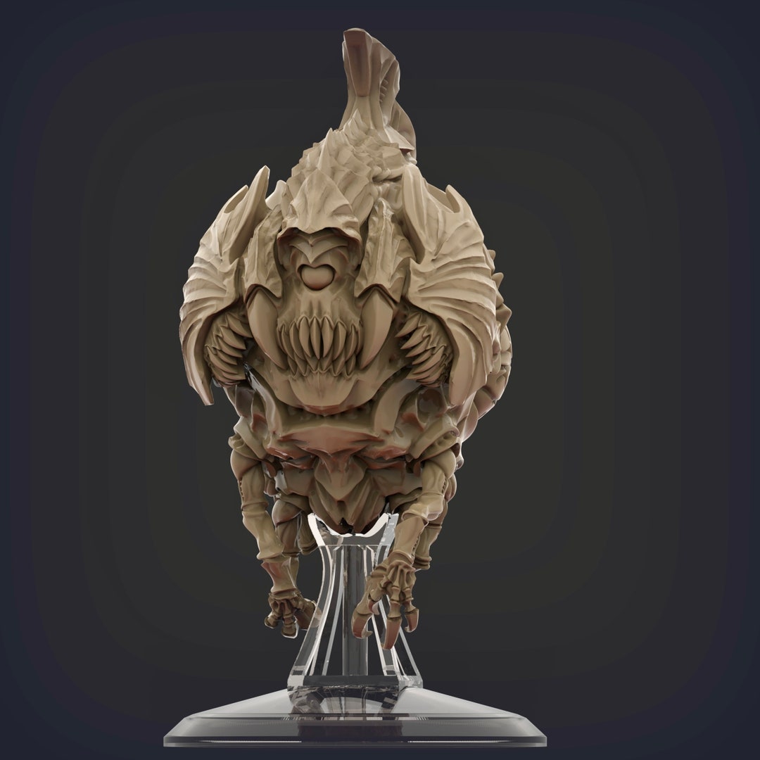 Bug Mother, Matriarch 50mm Base Starcraft, Miniature Model Tabletop ...