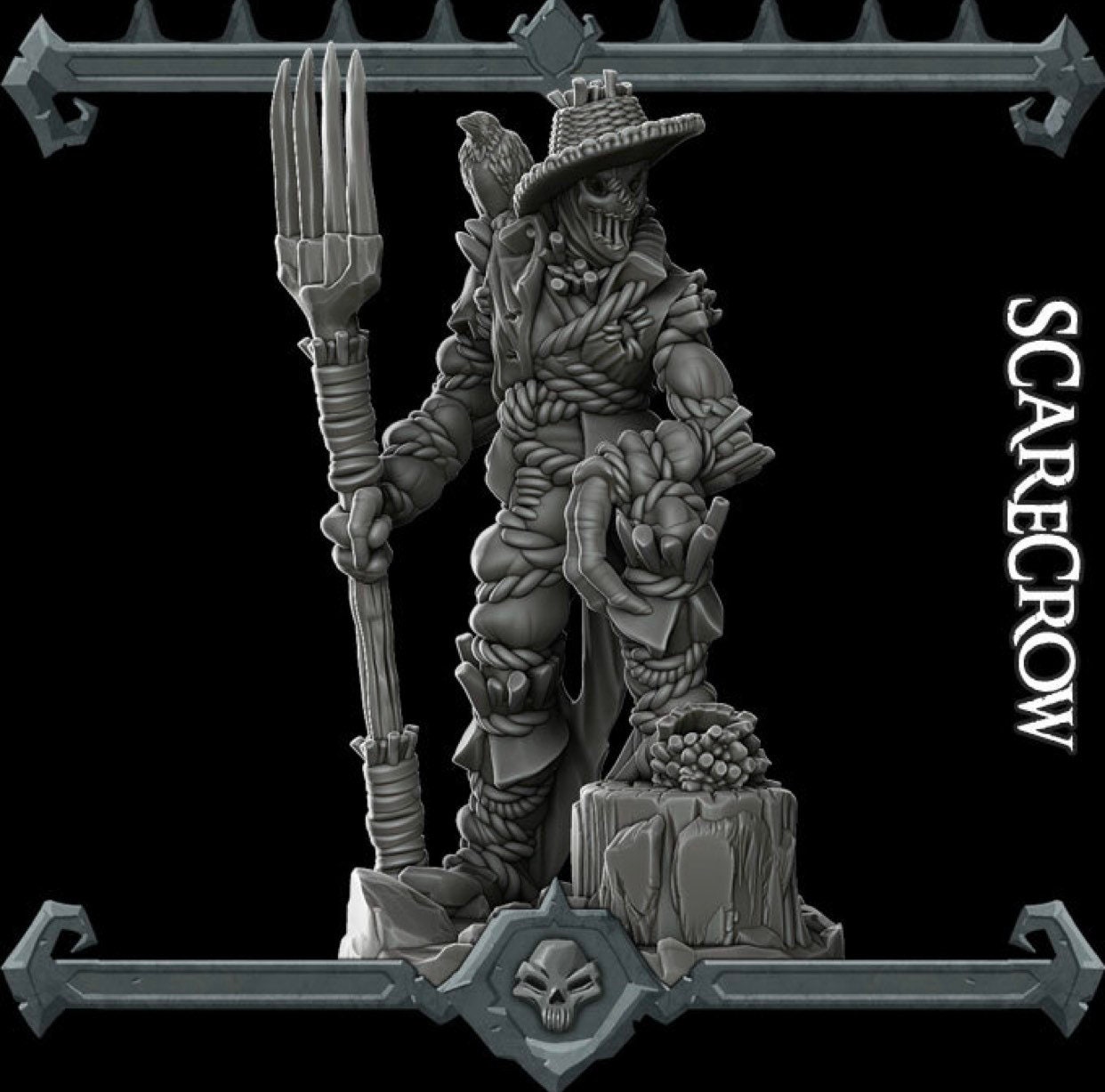 The Scarecrow Resin Miniature Dnd Miniatures Dungeons & - Etsy UK
