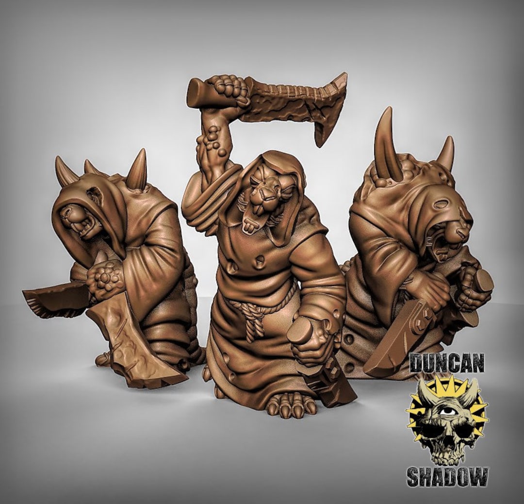 Cultists Ratfolk Resin Miniature Dnd Miniatures - Etsy