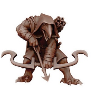 Kenku Bundle of 7 Resin Miniature Dnd Miniatures Dungeons & Dragons ...