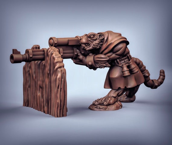 Ratfolk Sniper Resin Miniature Dnd Miniatures Dungeons | Etsy