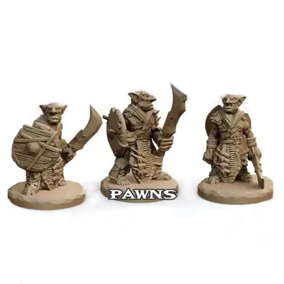 Goblin Pawns Set Orc Tusklands Resin Miniature DnD - Etsy.de