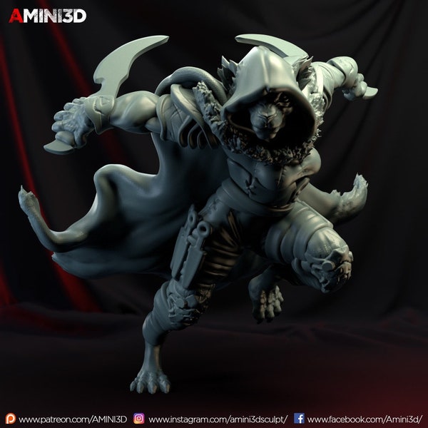 Tabaxi Miniature - Etsy
