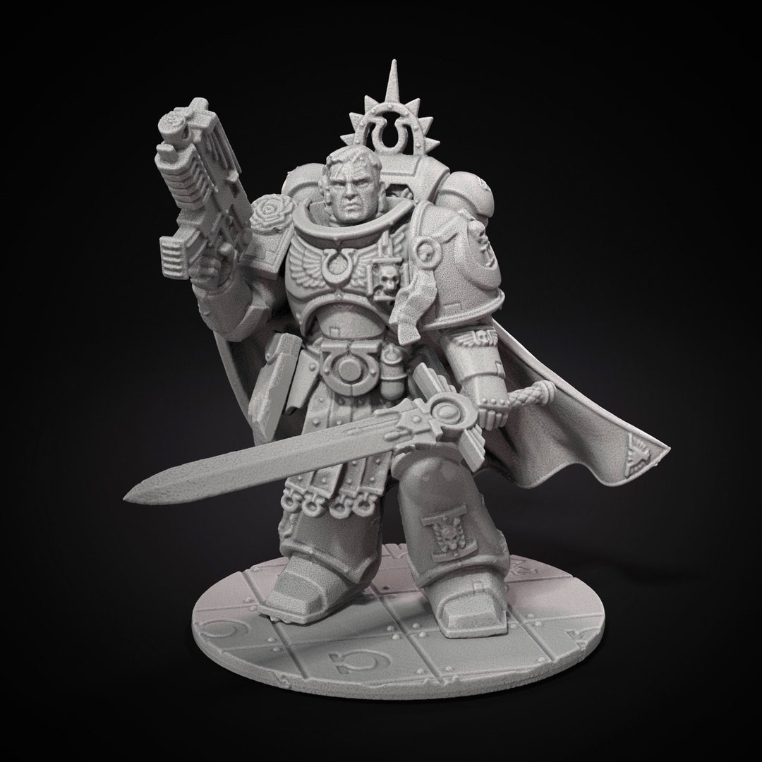 Captain Uriel Ventris Terran, Space Marine, Starcraft Zerg Dnd D&D ...