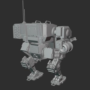 EXO-45 Patriot Exosuit Helldivers 2 Stratagem, Modular Sci-fi Troops ...