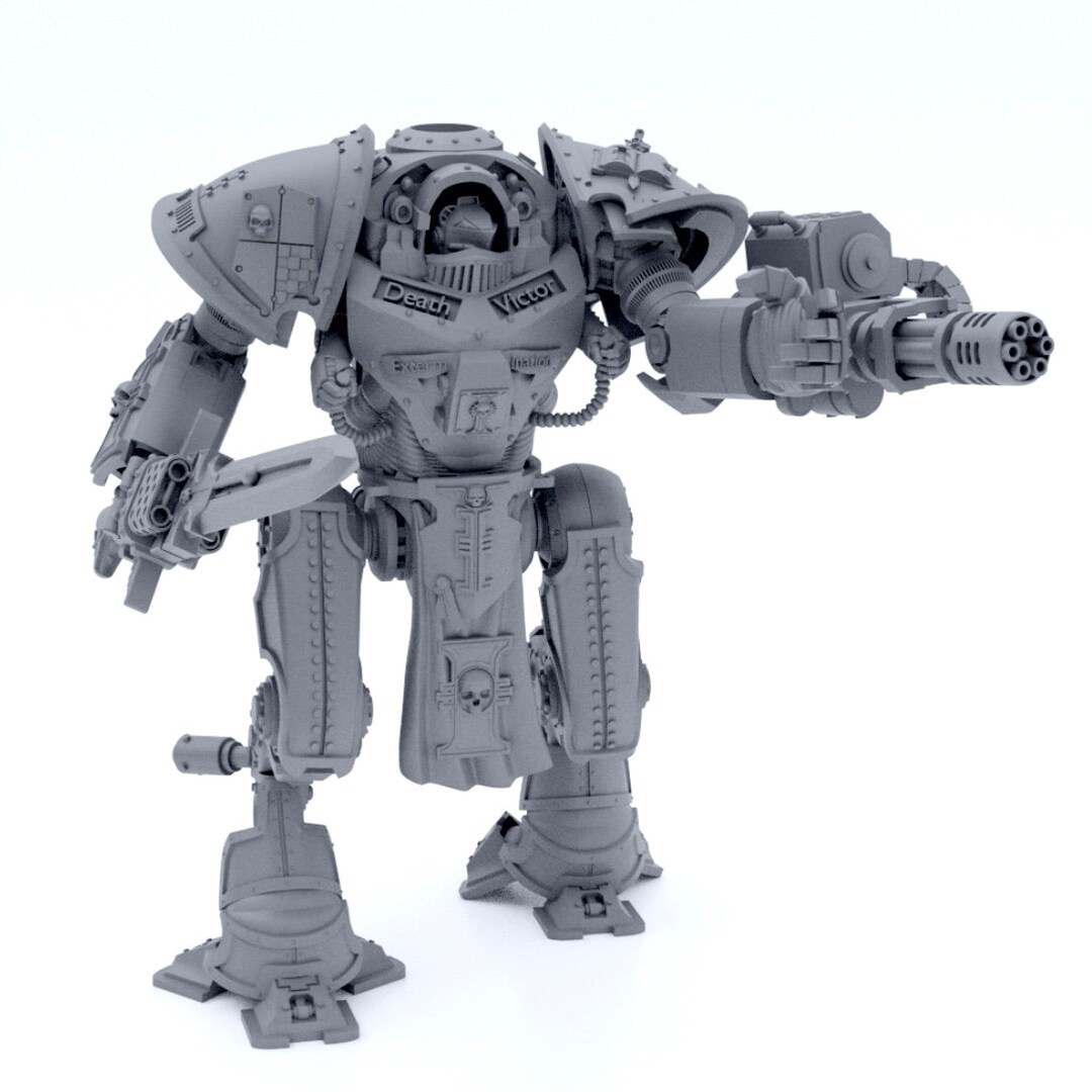Nemesis Dreadknight 100mm Terran, Space Marine, 40K Warhammer, Mini ...
