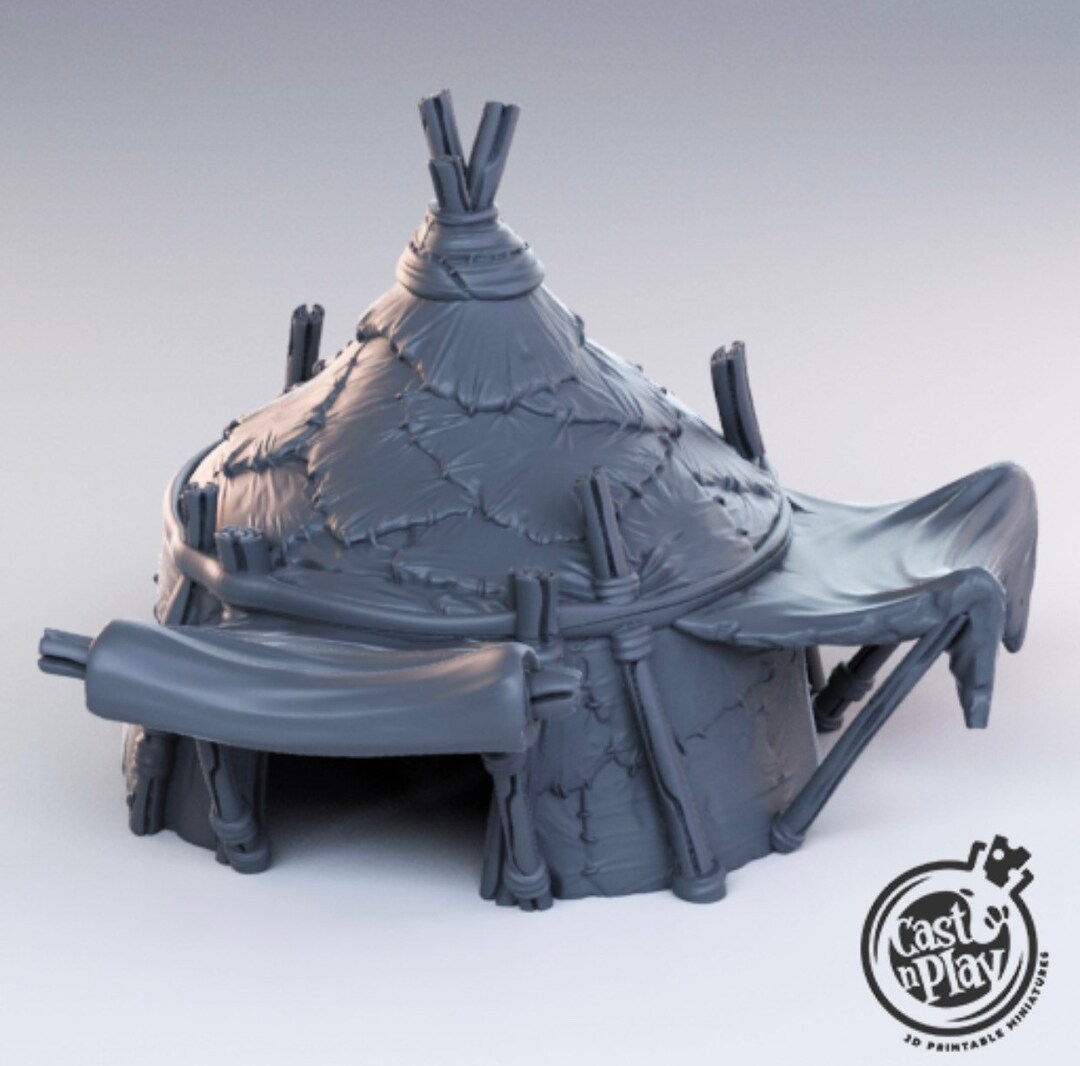 Tent Miniature Dungeons and Dragons, D&D Miniature, Gaming Model, Gifts ...