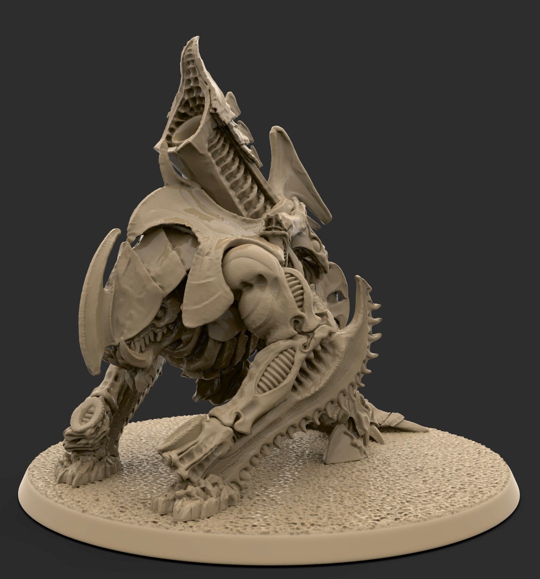 Biovore, Pyrovore Tyranid Cannon 60mm Base Exocrine Zergling Anti ...