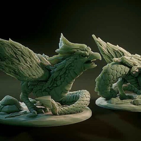 Dnd Basilisk Miniature - Etsy