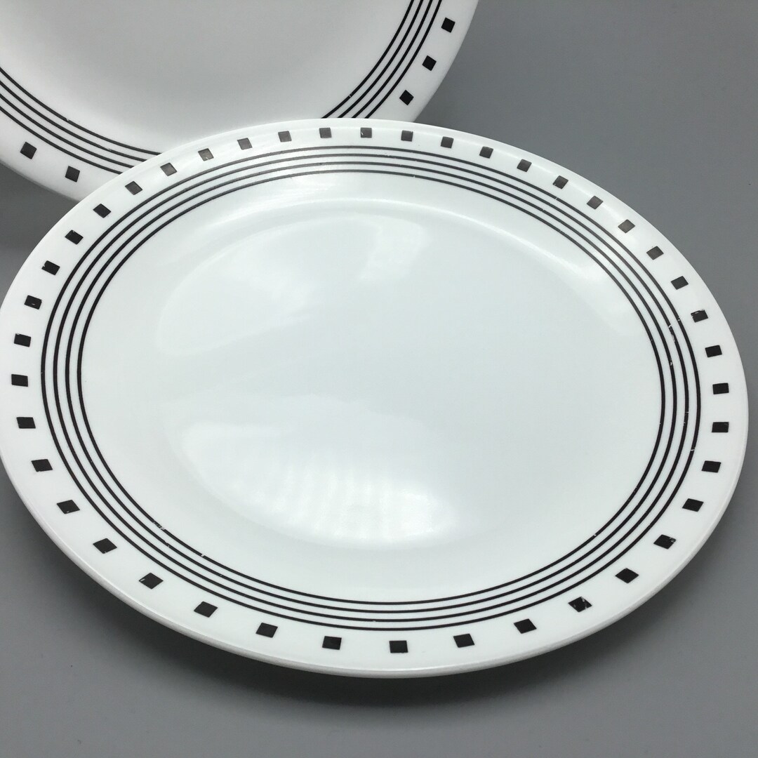 10-1/4" Corelle "city Block" Dinner Plate - Etsy