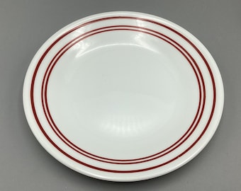 Corelle Classic Cafe Red Patterns-red Bands and Trims - Dinner Plate ...