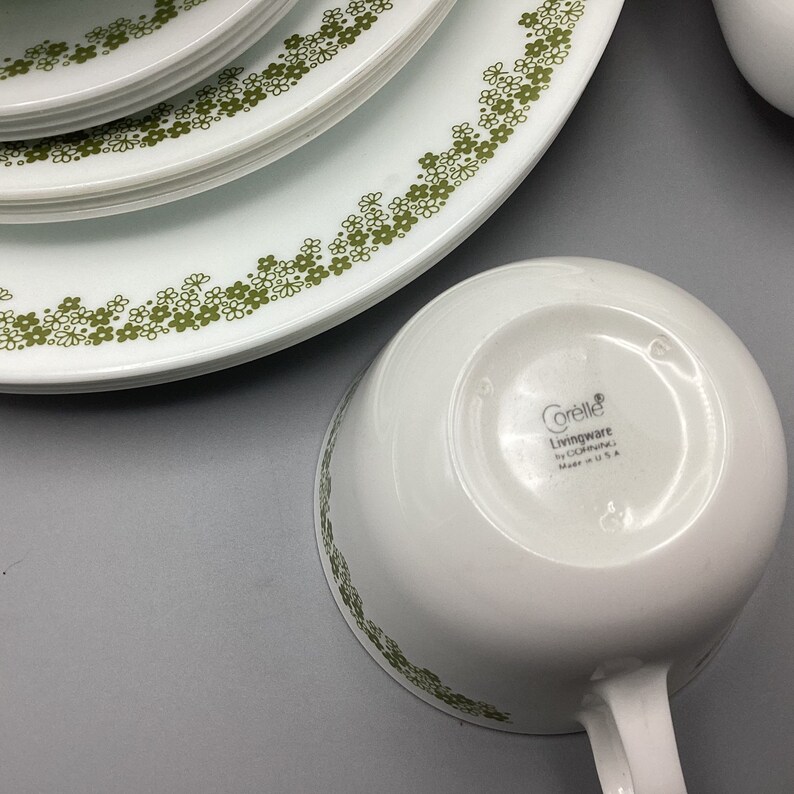 Vintage Corelle 20-piece Dinnerware Set spring Blossom - Etsy