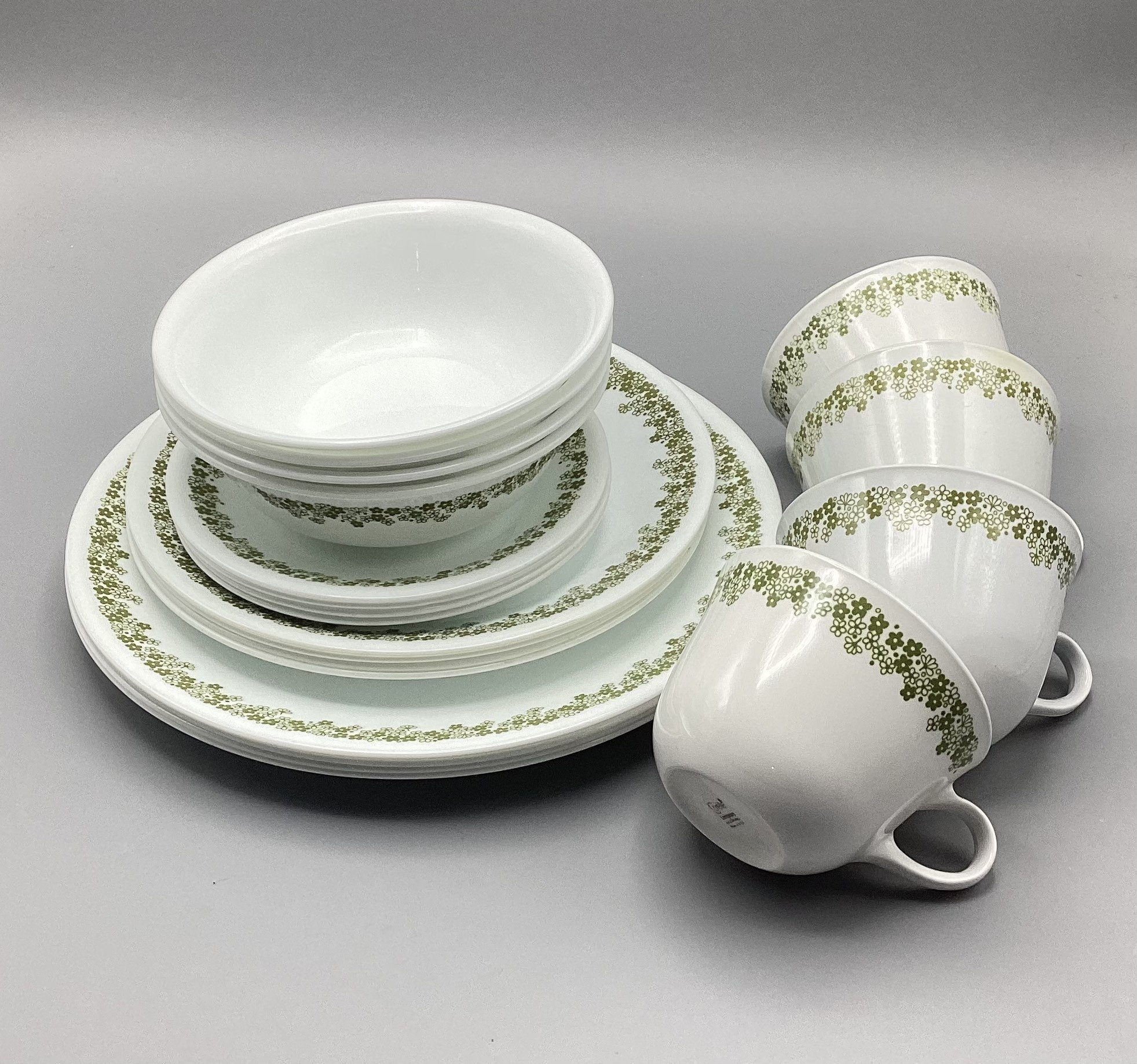 Vintage Corelle 20-piece Dinnerware Set spring Blossom - Etsy