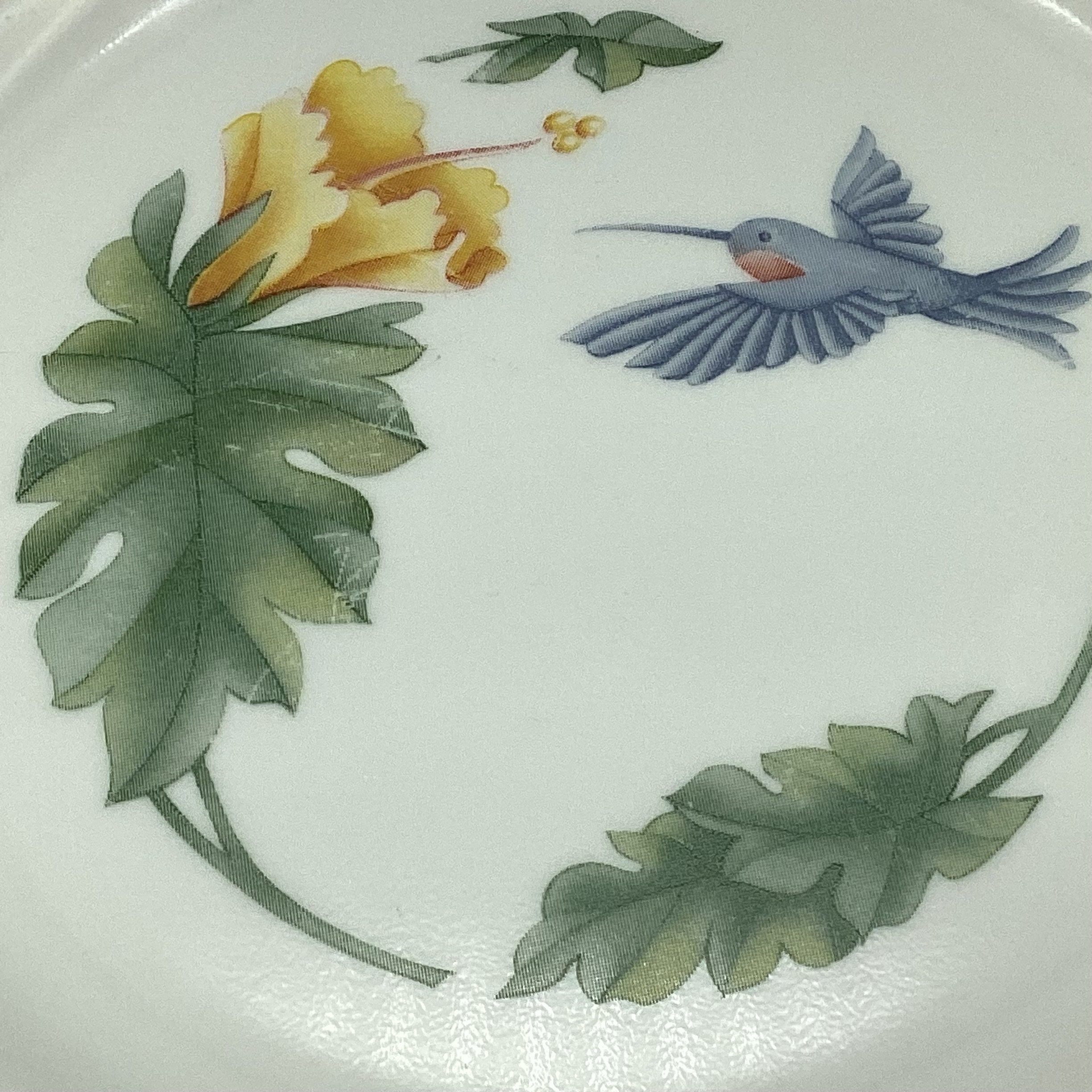 7-1/8” Corelle “hummingbird” Salad Plate * Dessert Plate * Vintage ...