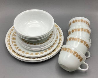 Corelle Butterfly Gold Dinnerware - Etsy
