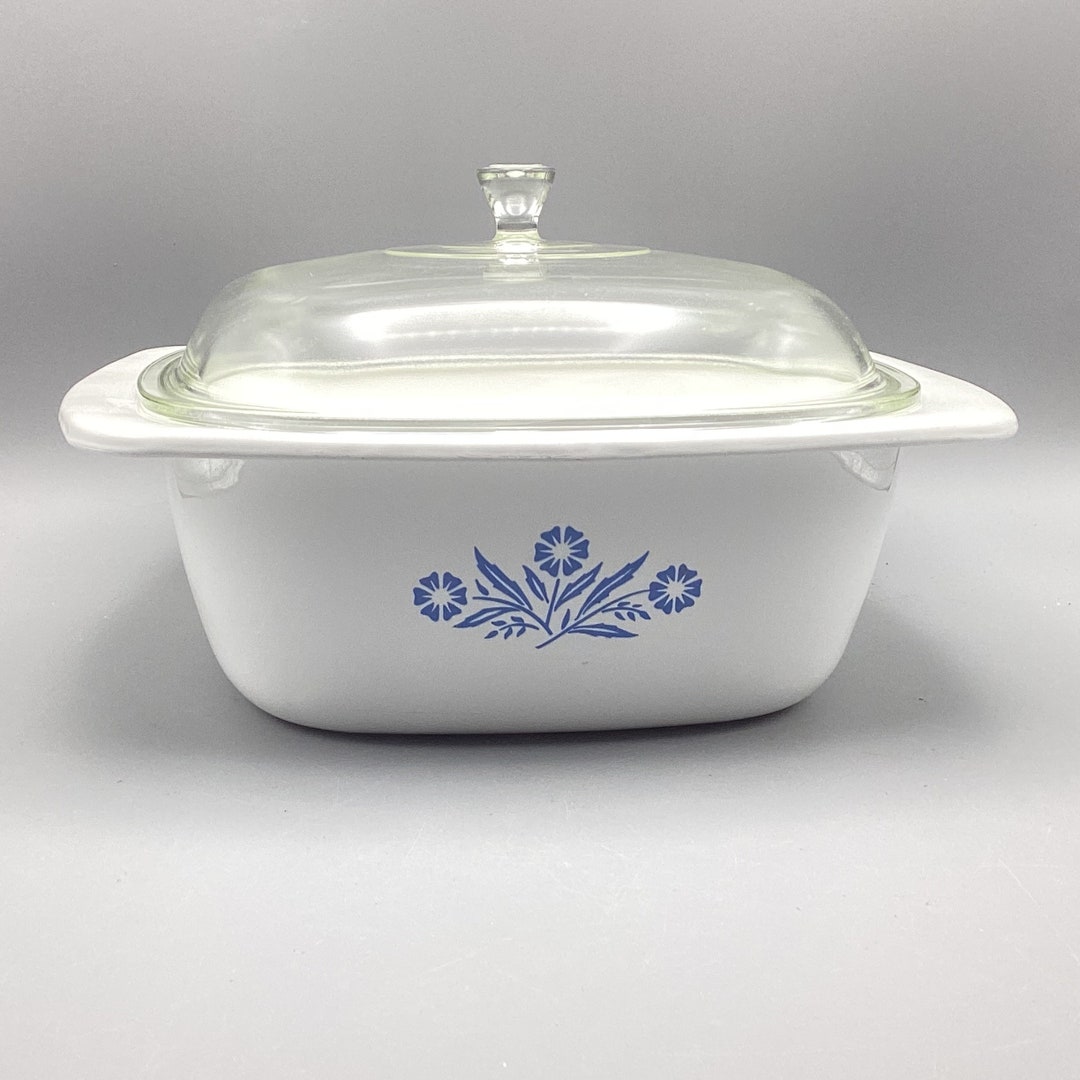 Corning P-34-B Dutch Oven * 'cornflower Blue' 4 Quart Ovenware - Etsy