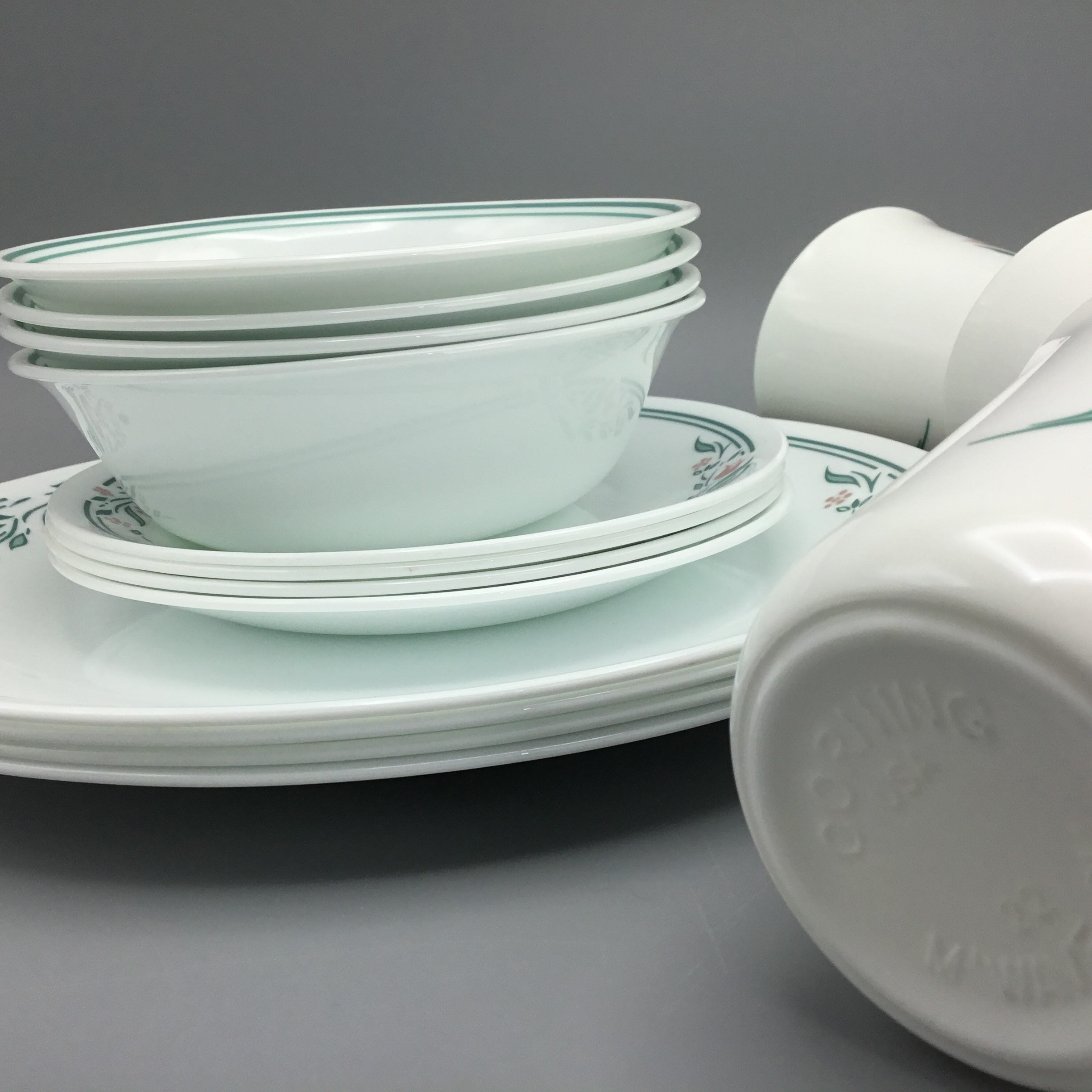 Vintage Corelle 16-piece Dinnerware Set rosemarie - Etsy