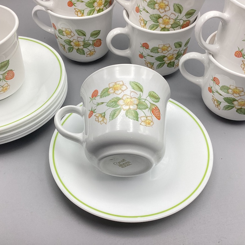 Strawberry Tea Set - Etsy