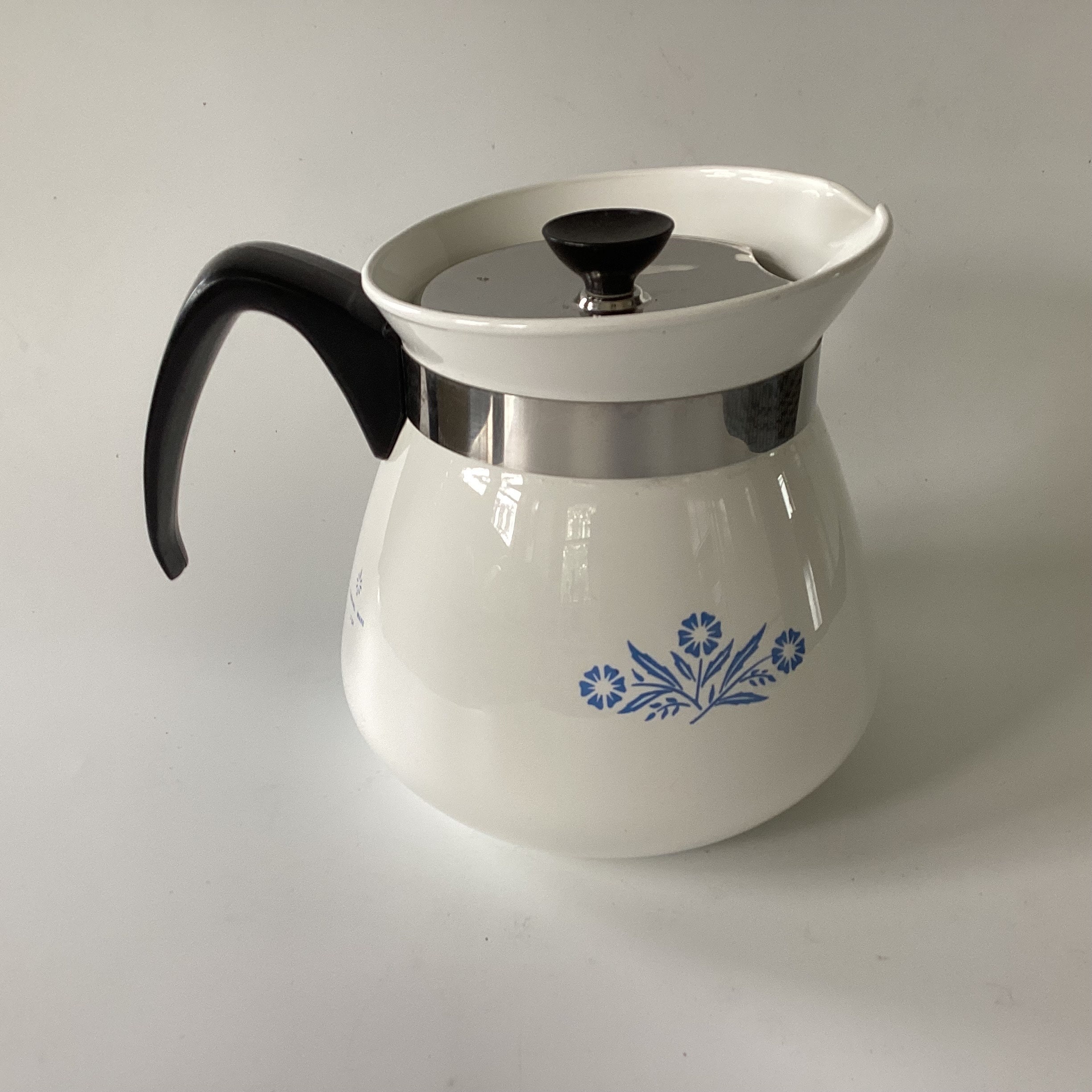 2 Quart Corning cornflower Blue Tea Pot 8 Cup - Etsy