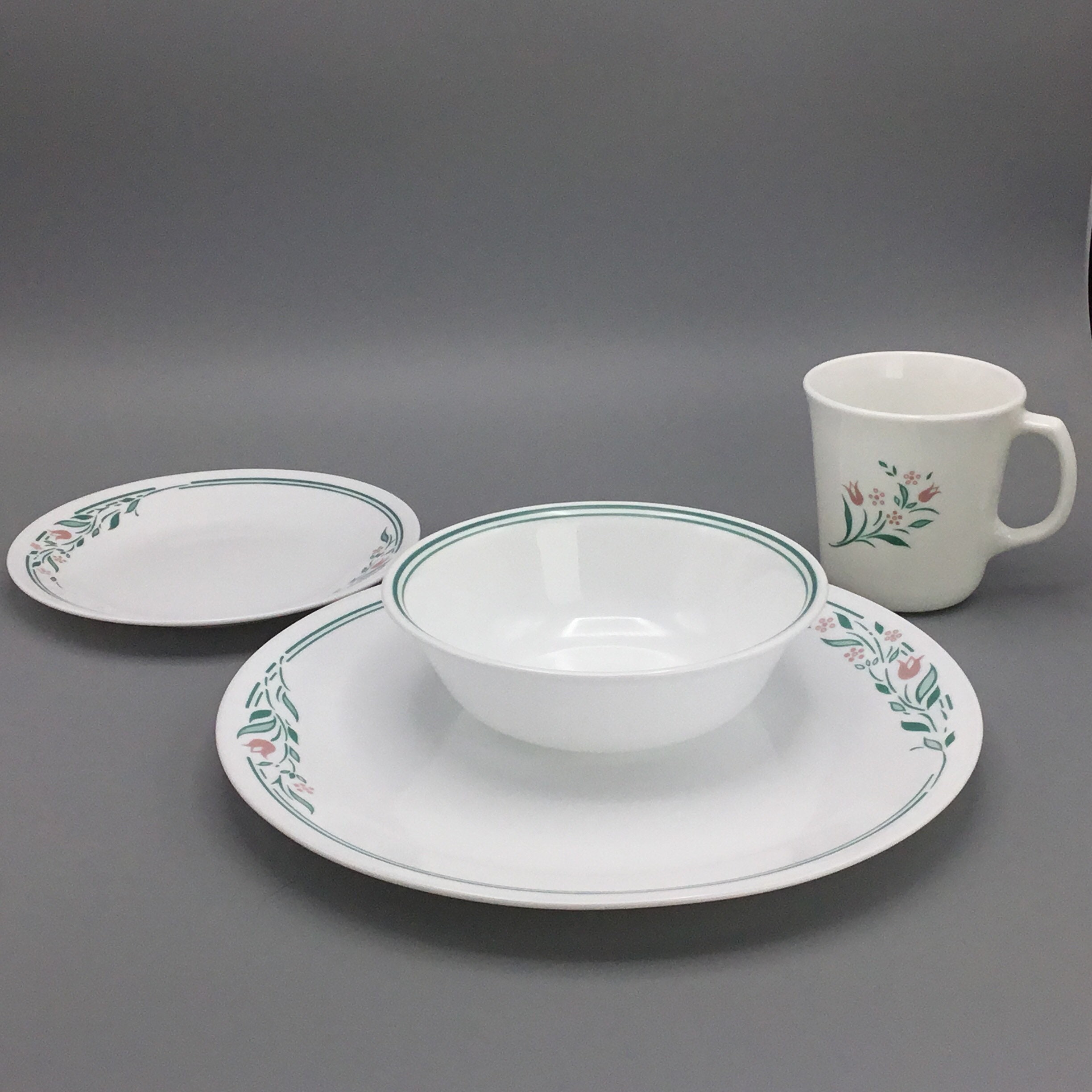 Vintage Corelle 16-piece Dinnerware Set * "rosemarie” - Etsy