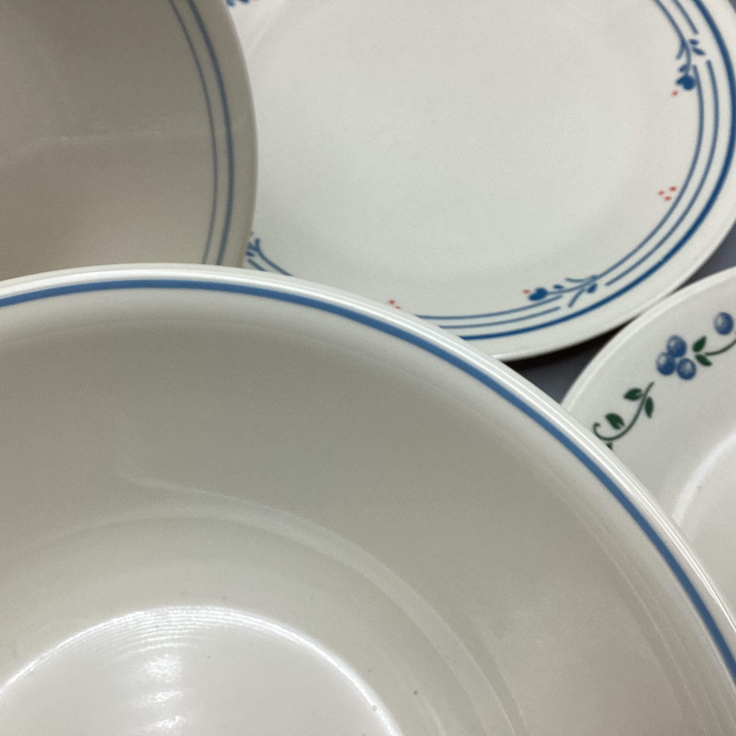 Corelle 8 Country Blue Stripe Vegetable Serving Bowl - Etsy