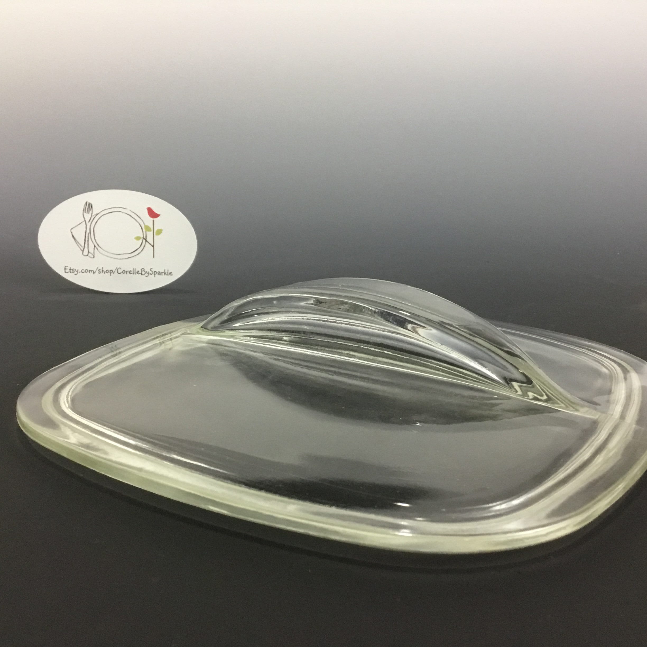 Pyrex 7” Replacement Lid for Corning 1 Quart or 1-1/2 Quart Square ...