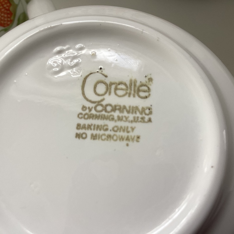 Vintage Corelle "strawberry Sundae" Tea Cup Set for 8 - Etsy